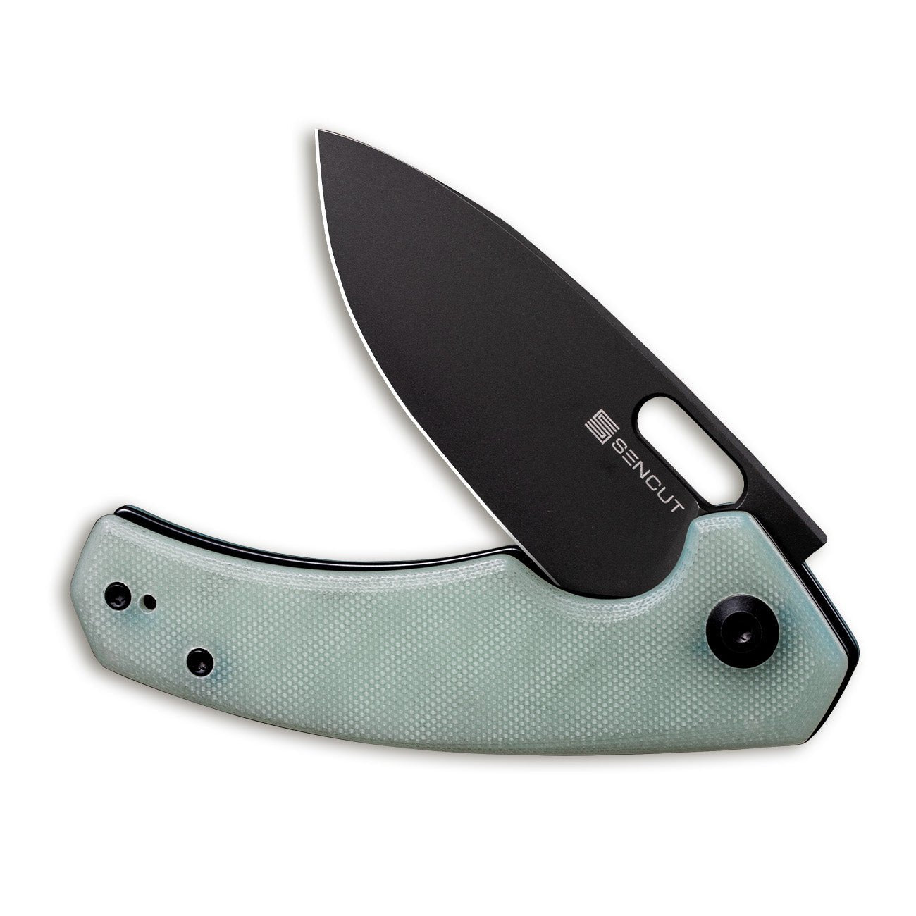 SENCUT Acumen Flipper & Thumb Hole Knife G10 Handle 9Cr18MoV Blade