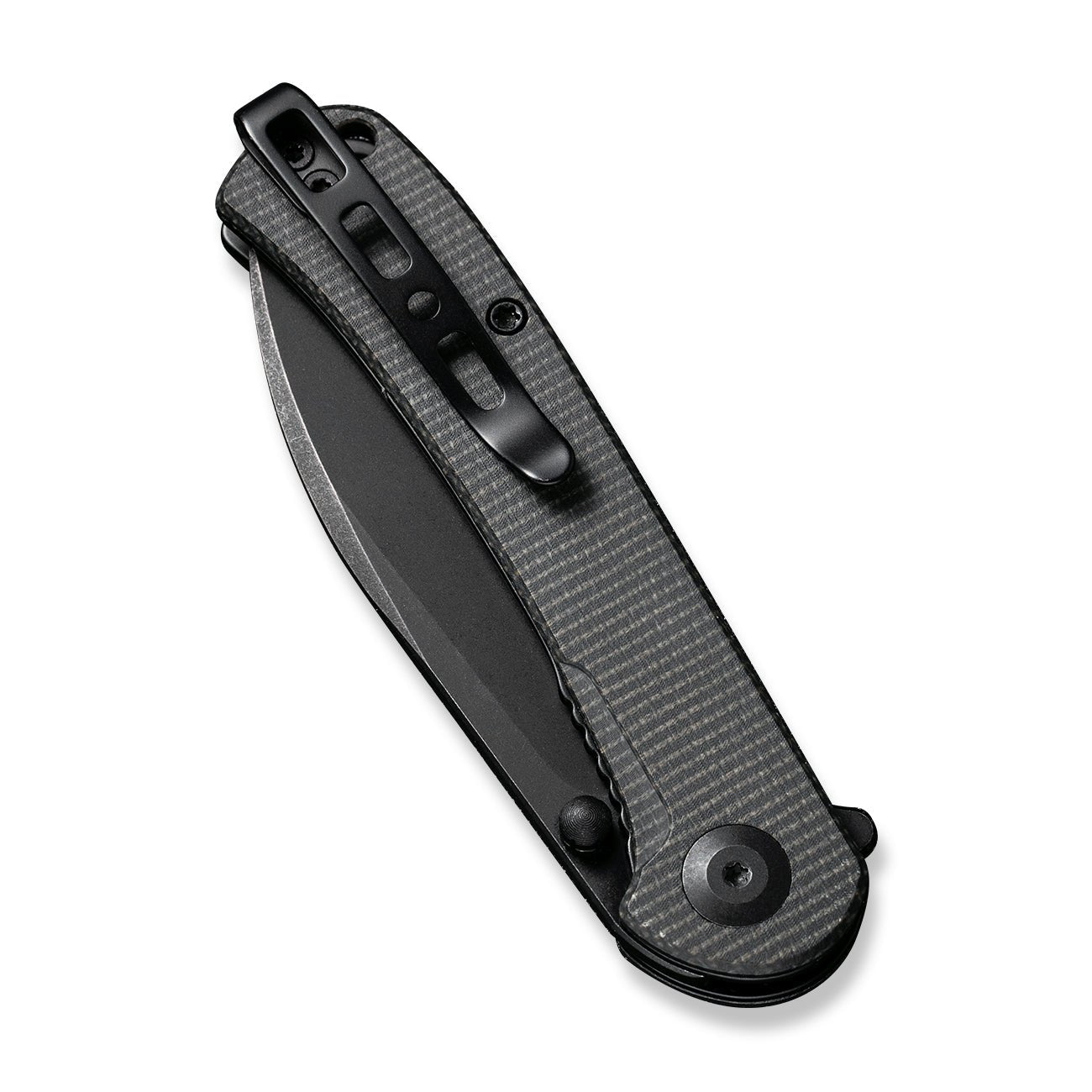 SENCUT Scepter Flipper &Thumb Stud Knife Micarta Handle 9Cr18MoV Blade