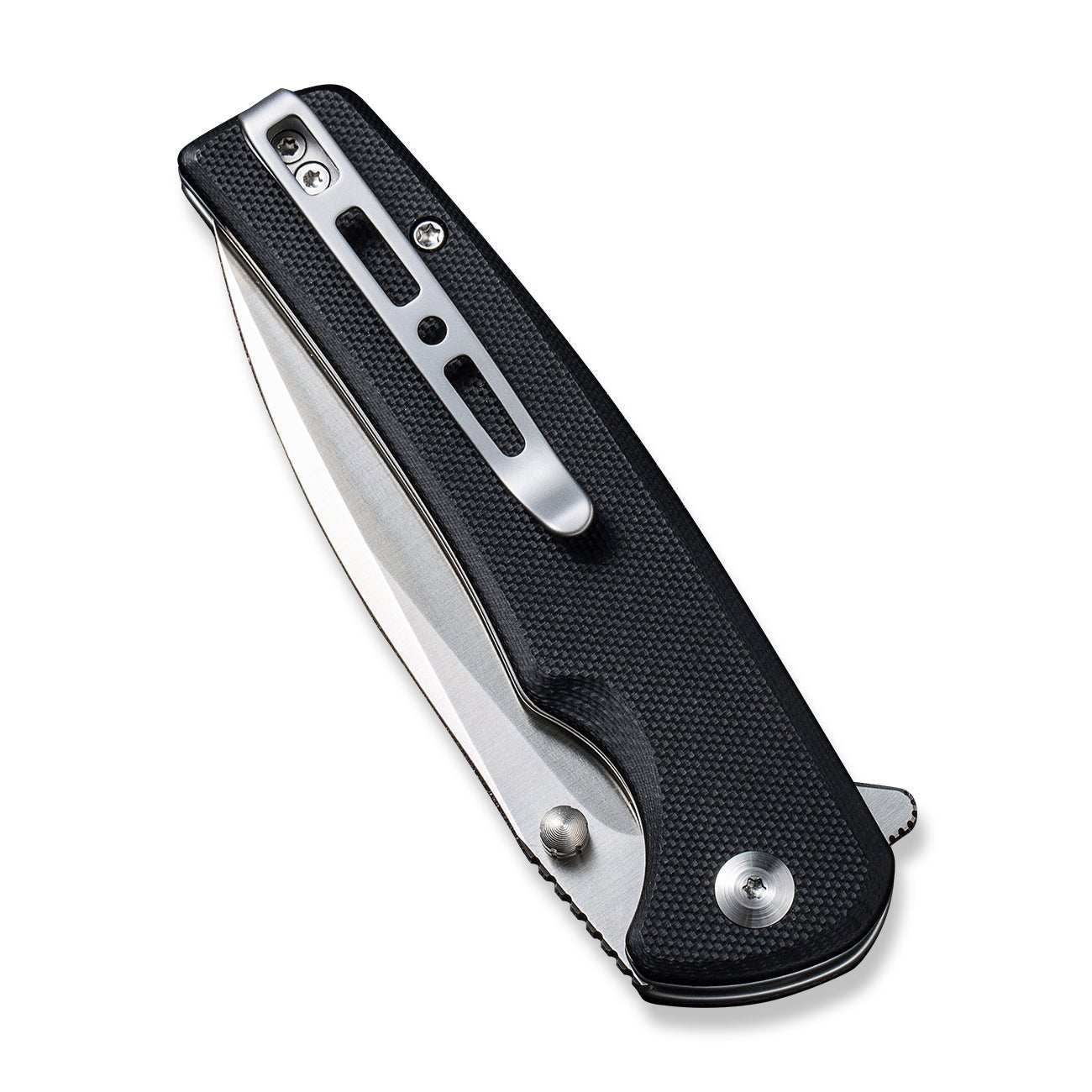 SENCUT Sachse Flipper & Button Lock & Thumb Stud Knife G10 Handle 9Cr18MoV